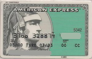 Bank Card: AMERICAN EXPRESS (American Express, ArgentinaCol:AR-AE-0003.02