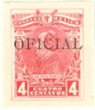 Stamp: José María Morelos (1765-1815) (Mexico(Officials 1915) Mi:MX D78 ...
