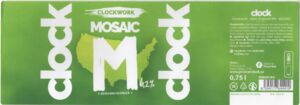 Drink Label: Clockwork Mosaic M (Pivovar Clock Potštejn, Czech ...
