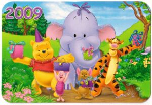 Pocket Calendar: Winnie the Pooh (Russia(Cartoons) Col:RUS-2009-Cart-023.05