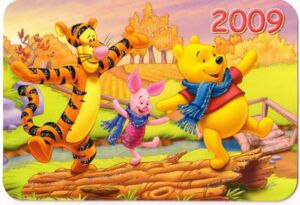 Pocket Calendar: Winnie the Pooh (Russia(Cartoons) Col:RUS-2009-Cart-023.06