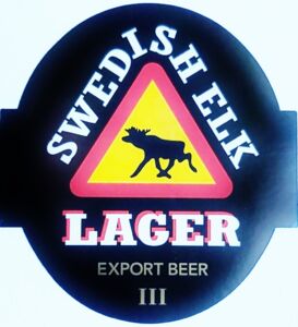 Drink Label: Swedish Elk Lager Blond Beer III (Kopparberg Brewery ...