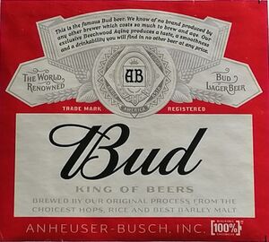 Drink Label: Bud svetloe (AO "AB InBev Efes", RussiaCol:RU-BEER-007766