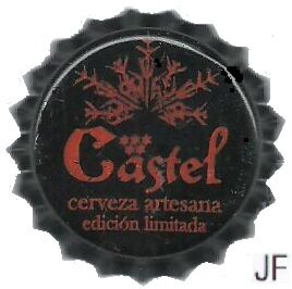 Bottle Cap: Castel (Castel Cerveza Artesanal S.L., SpainCol:BE-ES-01333 🍾