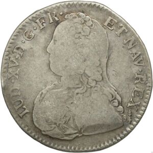 Moneda: ½ Ecu (Louis XV. P - Dijon) (Francia(1715~1774 - Luis XV) WCC ...