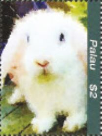 Stamp: Rabbit (Palau(Rabbits (2020)) Mi:PW 4304,Sn:PW 1462d,Yt:PW 3621