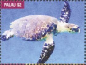 Stamp: Turtle of the Sea (Palau(Turtles of the Sea (2020)) Mi:PW 4323 ...
