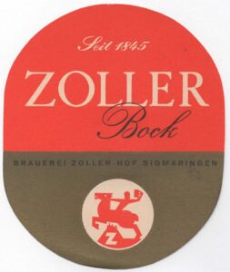 Drink Label: Zoller Bock (Brauerei Zoller-Hof Graf Fleischhut GmbH & Co ...