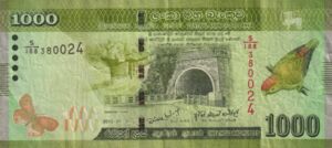 Banknote: 1,000 Rupees (Sri Lanka(2010-2019 Issue) Wor:P-127a.5