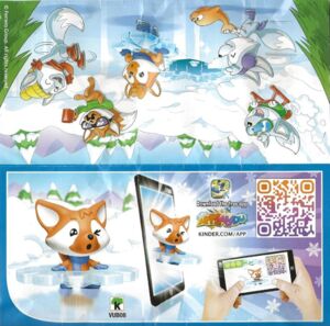 Meal Toy: Breaking Ice Fox (Kinder Surprise, Europe(Maxi - Iced Lake ...