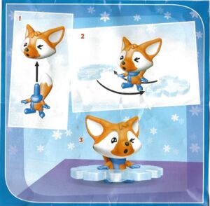 Meal Toy: Breaking Ice Fox (Kinder Surprise, Europe(Maxi - Iced Lake ...