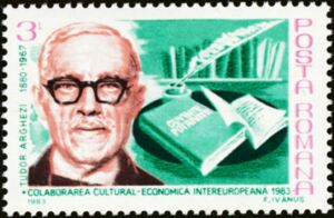 Stamp: Tudor Arghezi (1880-1967), poet (Romania(InterEuropa 1983) Mi:RO ...