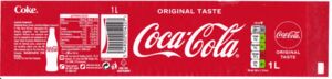 Drink Label: Coca cola Original Taste (Coca-Cola 3E Greece ABEE ...