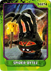 Game Card: Spider Bytez (Minifigures(Ninja Turtle) Col:IDNT-TMNT-10274