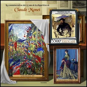 Stamp: Claude Monet (1840-1926) (Togo(Claude Monet (2021)) Yt:TG BF2205
