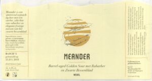 Drink Label: Meander Golden Sour (Nevel Artisan Ales, NetherlandsCol:NL ...