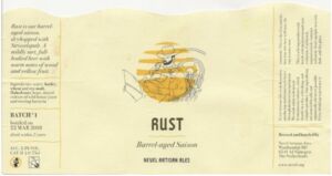 Drink Label: Rust Saison (Nevel Artisan Ales, NetherlandsCol:NL-BEER-025238