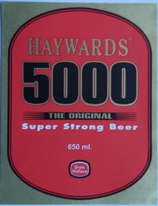 Drink Label: Haywards 5000 the Original (Som Distilleries & Breweries ...