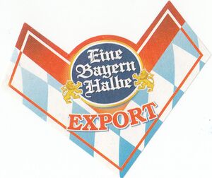 Drink Label: Eine Bayern Halbe Export (Egererbräu Grossköllnbach ...