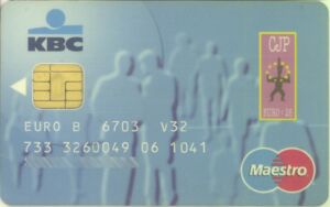 Bank Card: KBC Maestro (KBC - CBC, BelgiumCol:BE-MS-0045.02