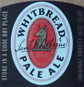 Drink Label: Whitbread Pale Ale (Whitbread /closed/, United Kingdom of ...
