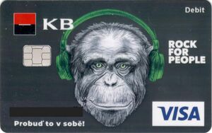 Bank Card: KB - Rock for people (Komerční Banka (KB), Czech RepublicCol ...