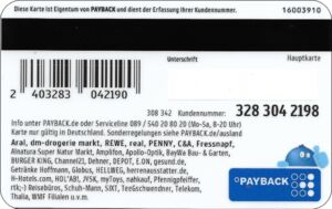 Functional Card: Jysk (Payback, Germany, Federal Republic(Jysk) Col:DE ...