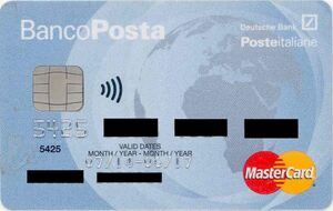 Bank Card: Banco Posta - Deutsche Bank - Poste Italiane (Deutsche Bank ...