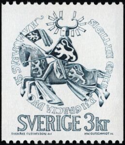 Stamp: Seal of Duke Erik Magnusson (Sweden(Seals) Mi:SE 673y,Sn:SE 753 ...