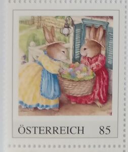 Stamp: Happy Easter (Austria: Personalized Stamps(Markeneditionen) Col ...