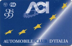 Functional Card: Aci 1998/1999 (Car Assistance and Auto Clubs, Italy ...