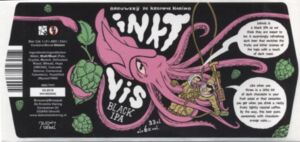Drink Label: Inktvis Black IPA (Brouwerij De Kromme Haring ...