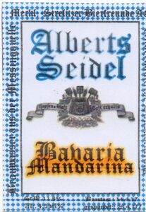 Drink Label: Alberts Seidel (Meckl.-Strelitzer Bierfreunde AG, Germany, Federal RepublicCol:DE ...