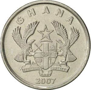 Coin: 10 Pesewas (Ghana(2007~Today - Third Cedi) Col:GH-000015,WCC:km39 🪙