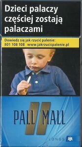 Cigarette Pack: Pall Mall Longs (PolandCol:PL-CT-0383