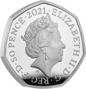 Coin: 50 Pence (100 years since the discovery of insulin - Silver ...