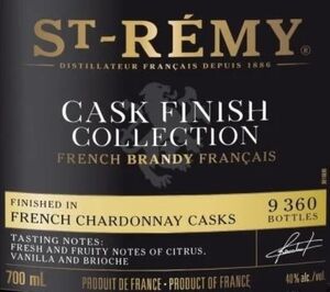 Drink Label: St Rémy Cask Finish (St-Rémy, FranceCol:FR-COGNA-000010