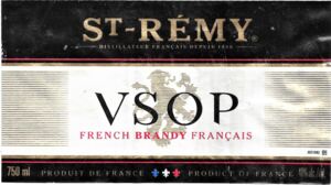 Drink Label: St-Rémy VSOP (St-Rémy, FranceCol:FR-COGNA-000014