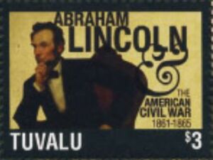 Stamp: Abraham Lincoln - The American Civil War (Tuvalu(Abraham Lincoln ...