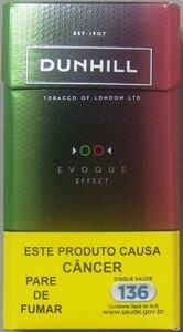 Cigarette Pack: Dunhill Evoque (BrazilCol:BR-CT-0612