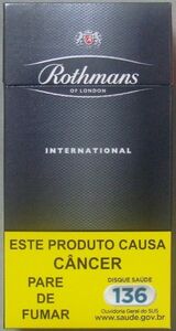 Paquete de Cigarrillos: Rothmans International (Brasil(Rothmans ...