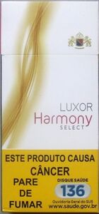 Cigarette Pack: Luxor Harmony Select (BrazilCol:BR-CT-0626