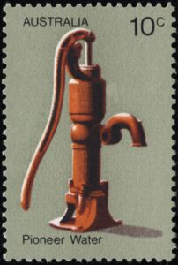 Stamp: Water Pump (Australia(Pioneer Life in Australia) Mi:AU 505,Sn:AU ...