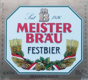 Drink Label: Meister Brau Festbier (Meisterbräu GmbH, Germany, Federal ...