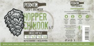 Drink Label: Hopper chinook (Pivovar Permon Sokolov, Czech Republic ...