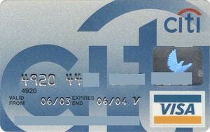 Bank Card: citi VISA 07-02 (Citibank, Germany, Federal RepublicCol:DE-VI-0039.02