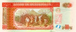 Billete de Banco: 50 Quetzales (Guatemala(2010-2022 Issue) Wor:P-125c