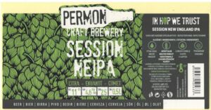 Drink Label: Session Neipa (Pivovar Permon Sokolov, Czech RepublicCol ...