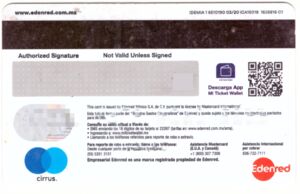 Bank Card: Empresarial Edenred (Edenred de Colombia, ColombiaCol:CO-MC ...