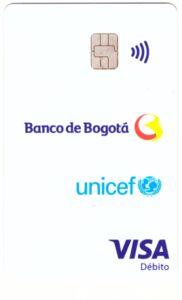 Bank Card: UNICEF Debit Card (Banco de Bogotá, ColombiaCol:CO-VI-0039